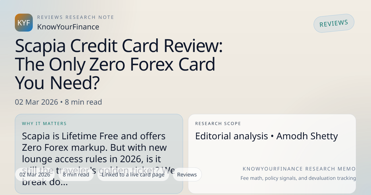 Scapia Credit Card Review: The Only Zero Forex Card You Need ...